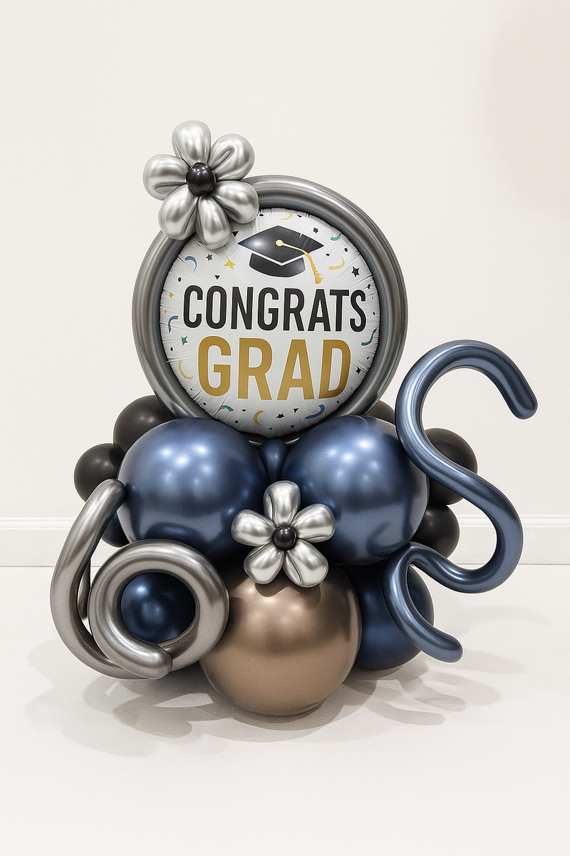 Graduation Balloon Bouquet - Globos Graduacion Miami